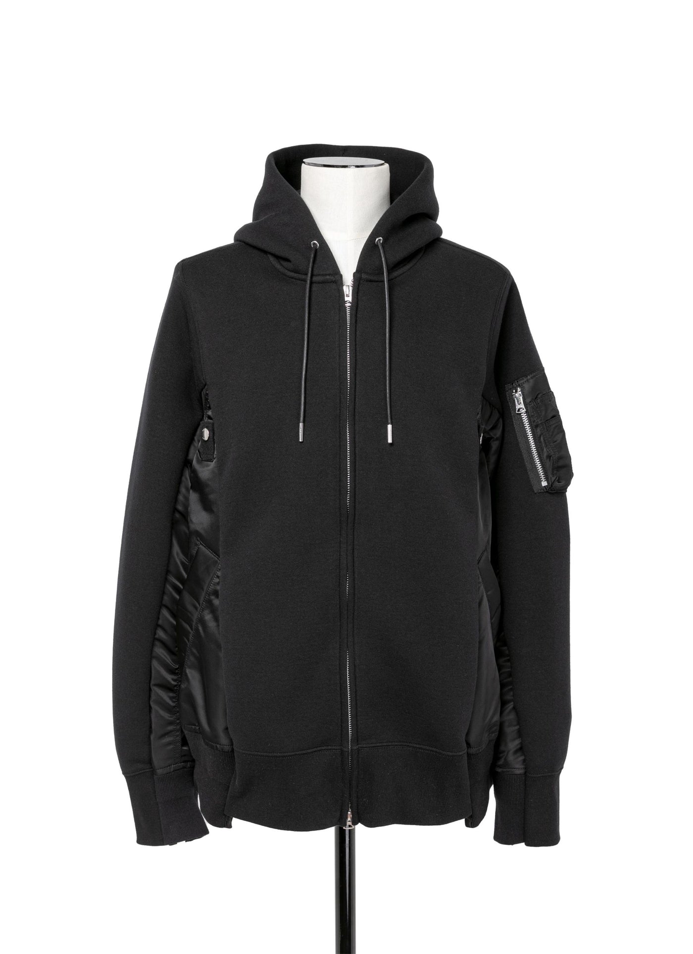 Sponge Sweat x Nylon Twill Hoodie | sacai Official Store サカイ オフィシャル