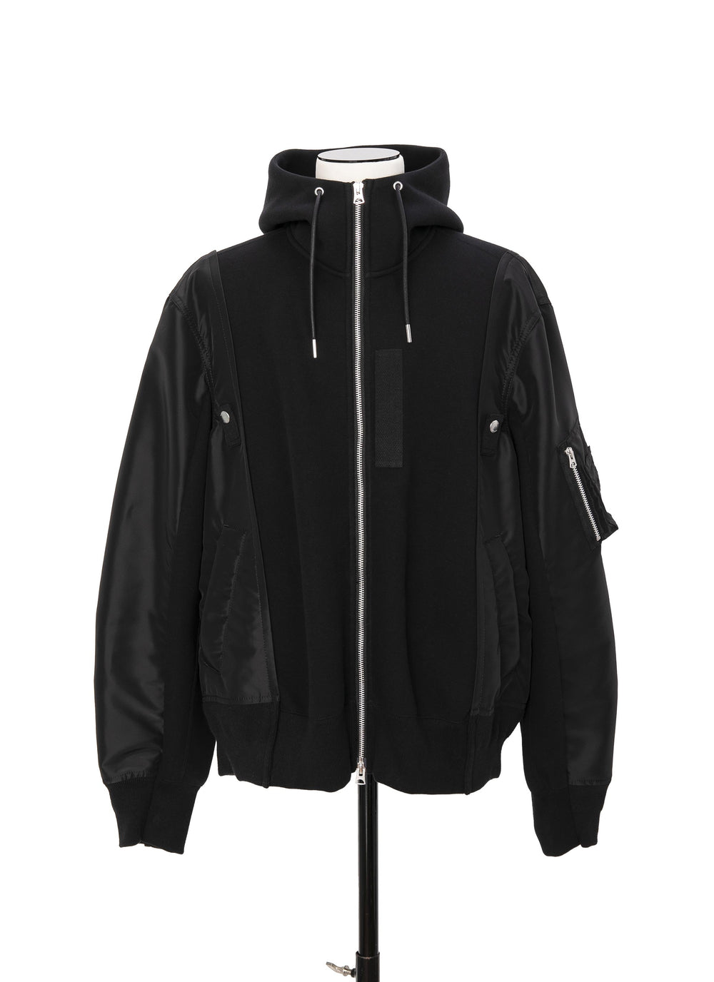 Sponge Sweat x Nylon Twill Hoodie | sacai Official Store サカイ オフィシャル
