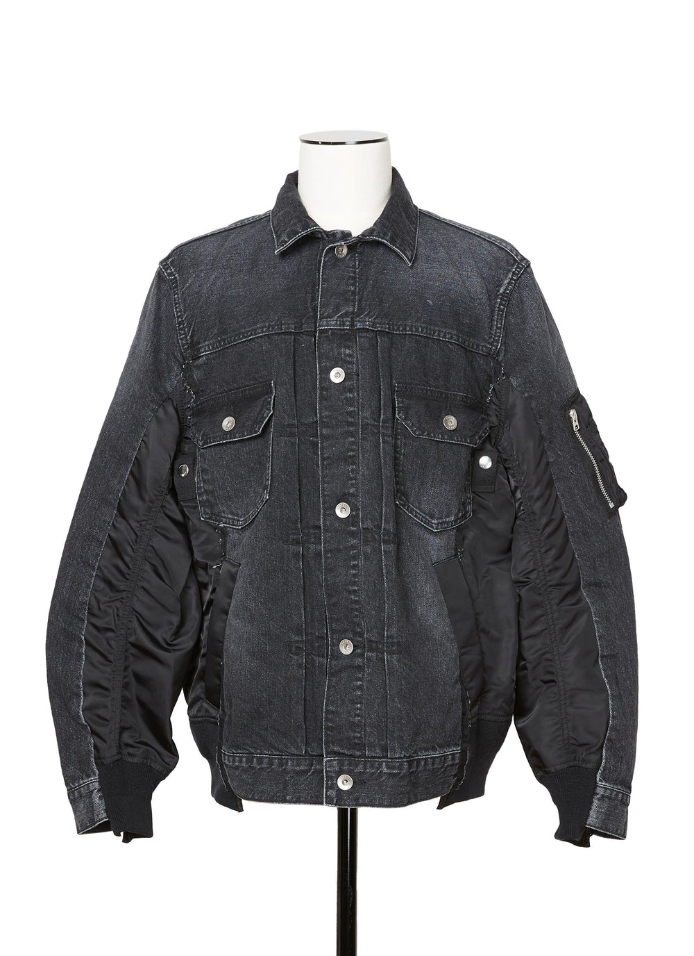 Denim x Nylon Twill Jacket | sacai Official Store サカイ オフィシャル