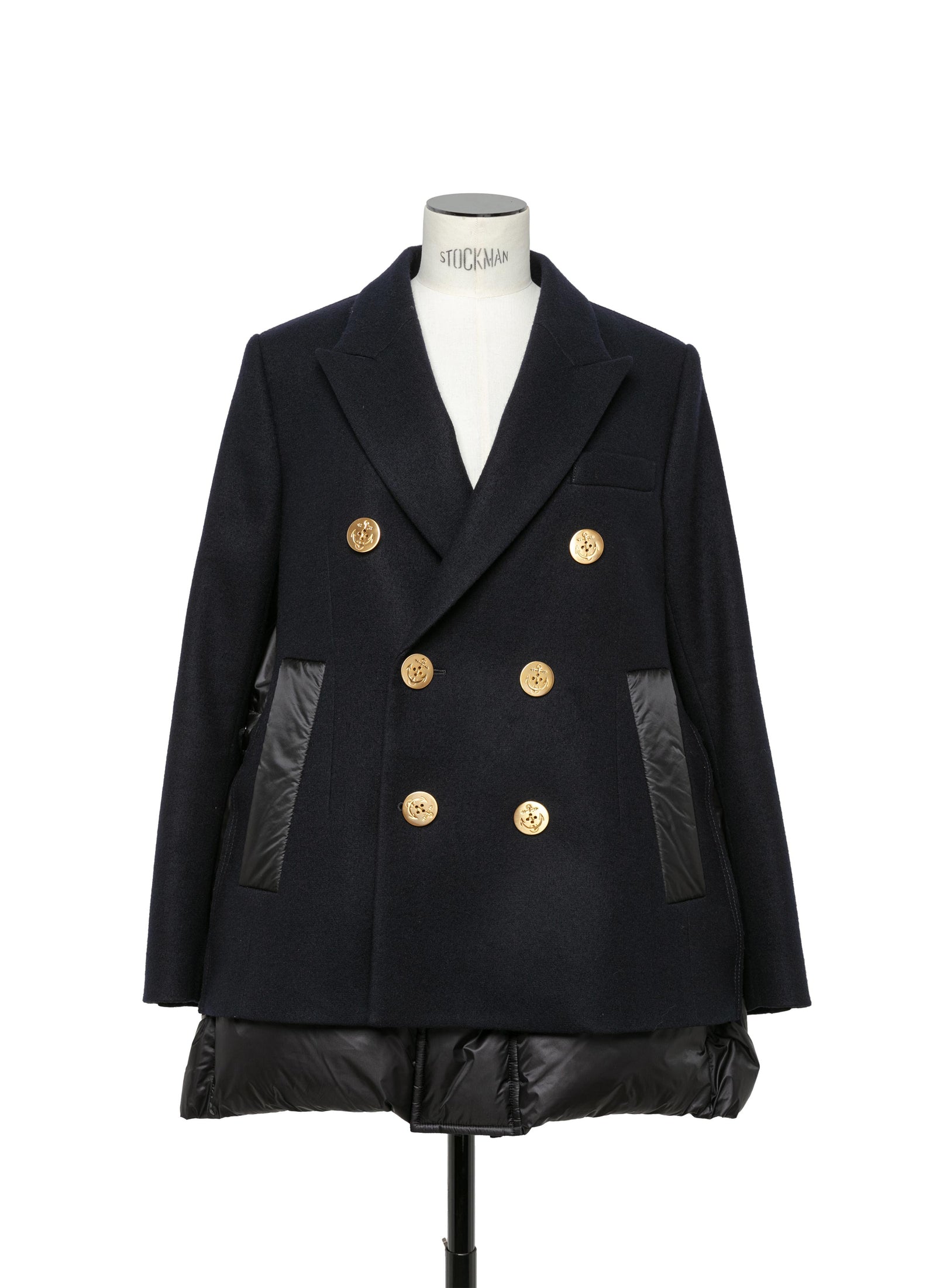 Wool Melton x Puffer Jacket | sacai Official Store サカイ オフィシャル