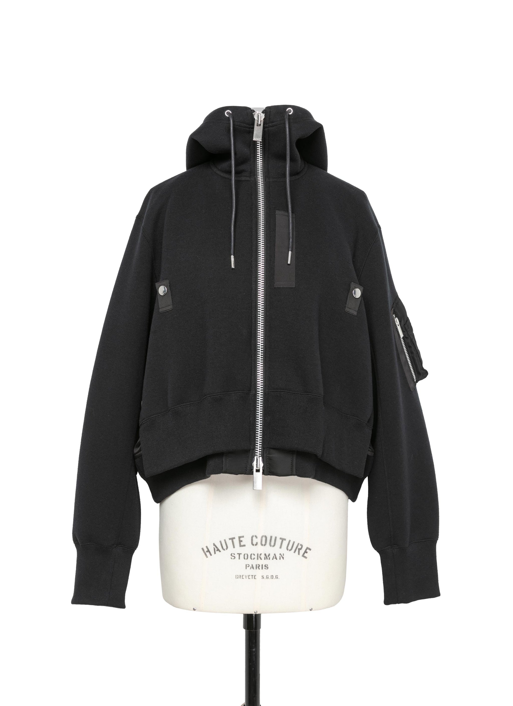 Sponge Sweat x Nylon Twill Hoodie | sacai Official Store サカイ オフィシャル